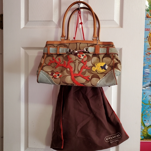 Coach | Bags | Vintage Coach Fish Tote Purse | Poshmark